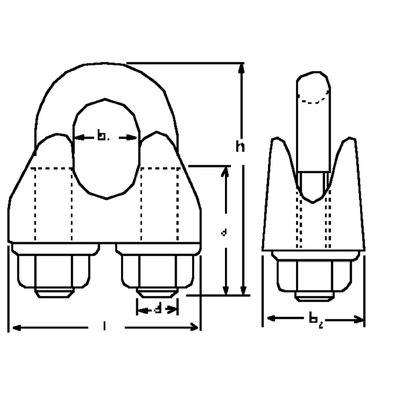 Wire Rope Grip DIN 1142 - Certex Finland